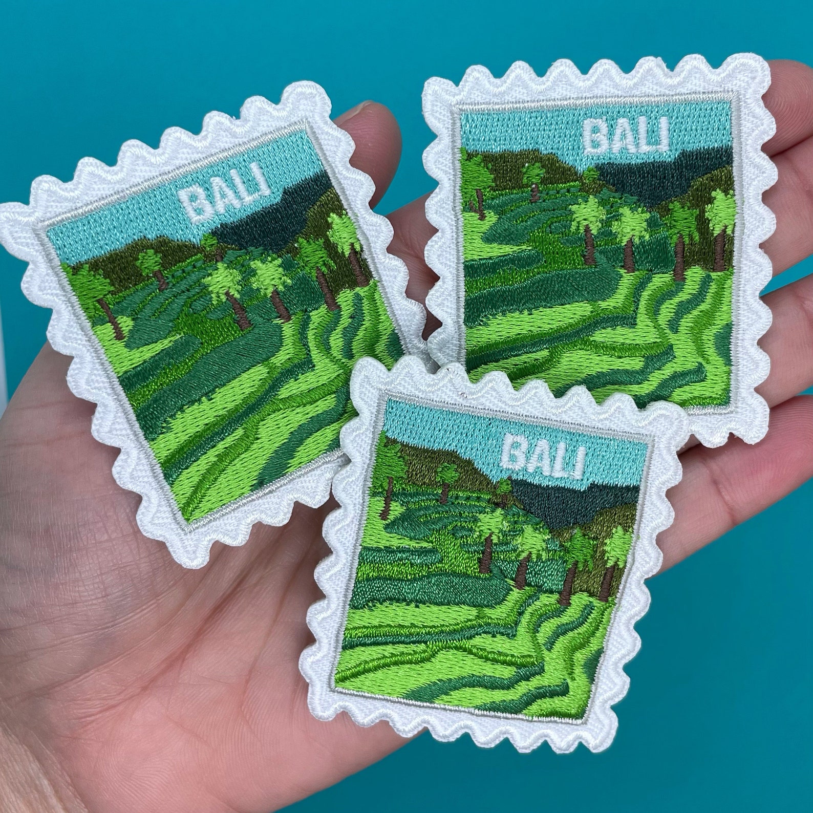 Bali Patch- Indonesia- Travel Patches- Iron on Patch- Traveler Souvenir ...