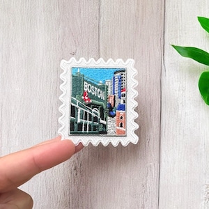 Boston Patch- Travel Patches- Travel Gift- Iron on Patch- Sew- Patches ...
