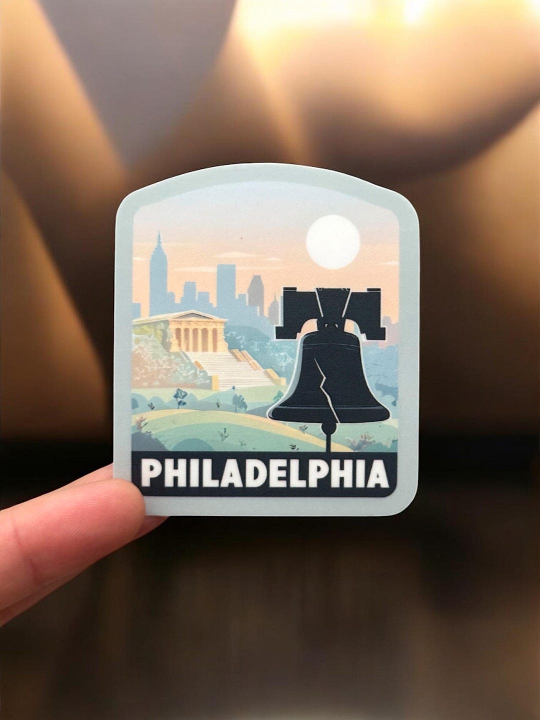 Philadelphia Sticker- Travel Stickers- Liberty Bell- Vinyl Sticker ...