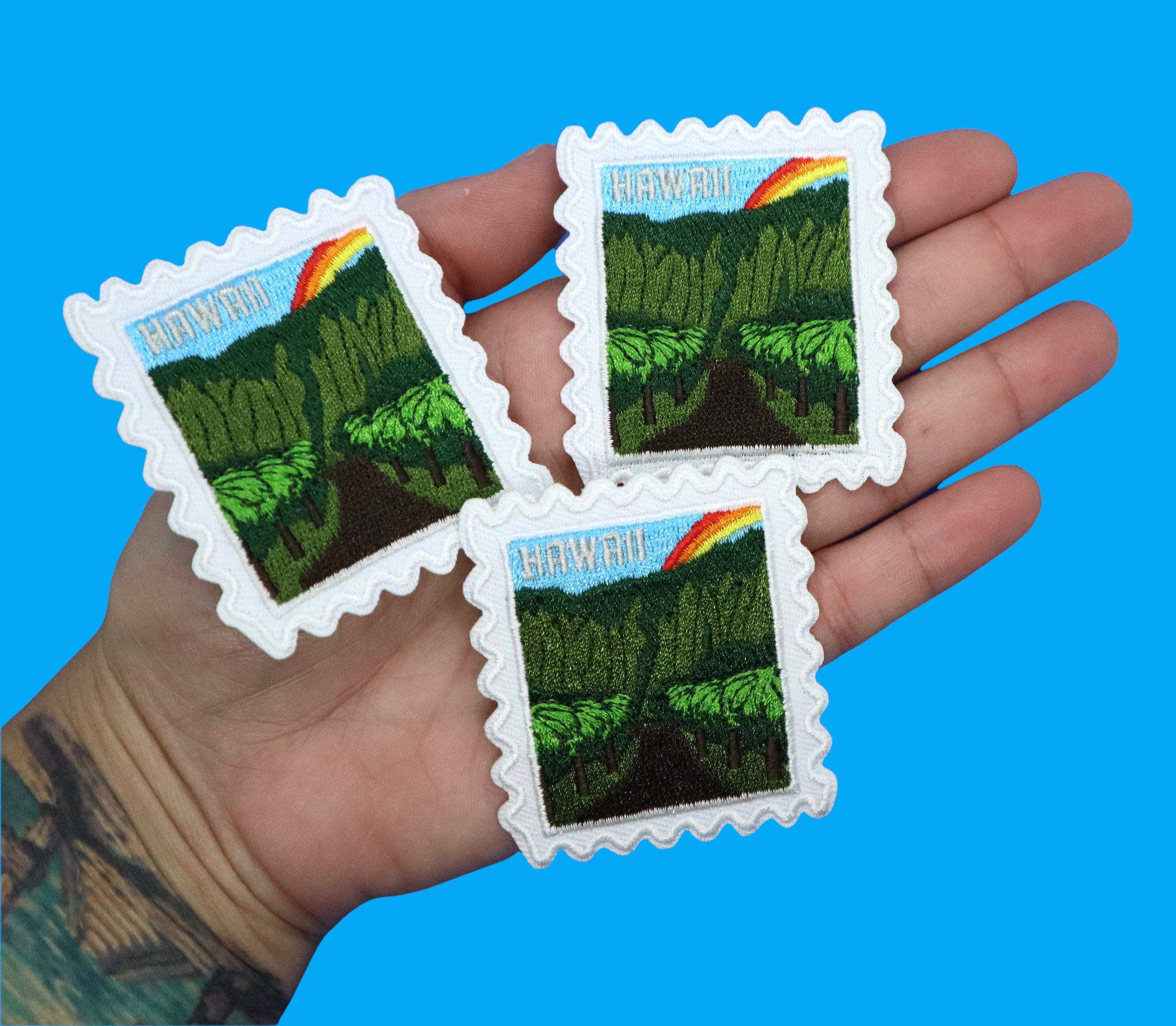 Hawaii Patch Travel Patches Hawaii Iron on Patches - Etsy