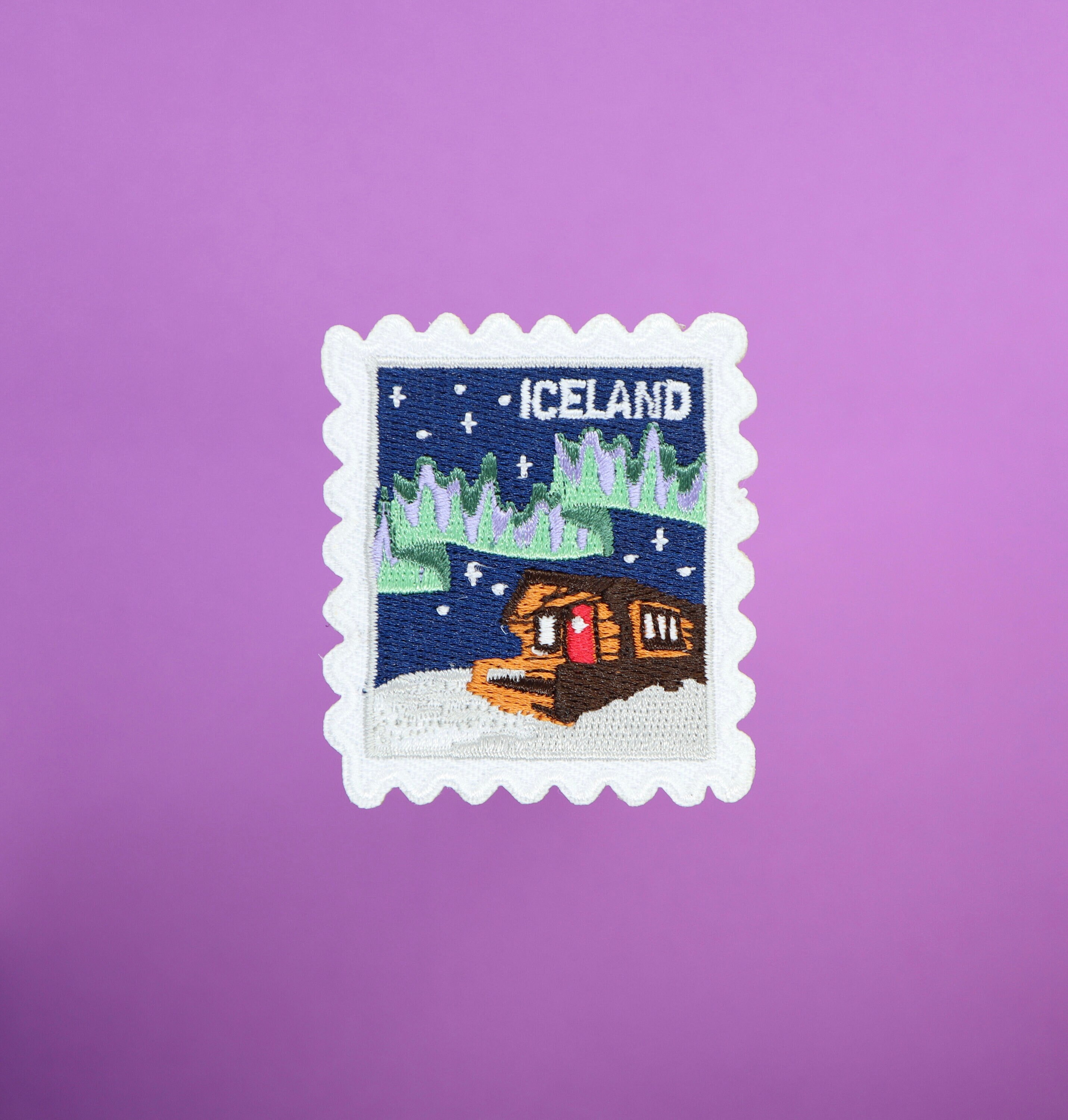 Iceland Patch Northern Lights Travel Patches Iron on Patch - Etsy