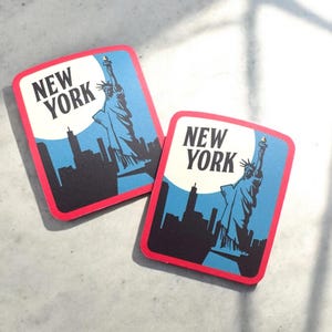 New York Sticker- New York Travel Stickers- Vinyl Sticker- Waterproof ...