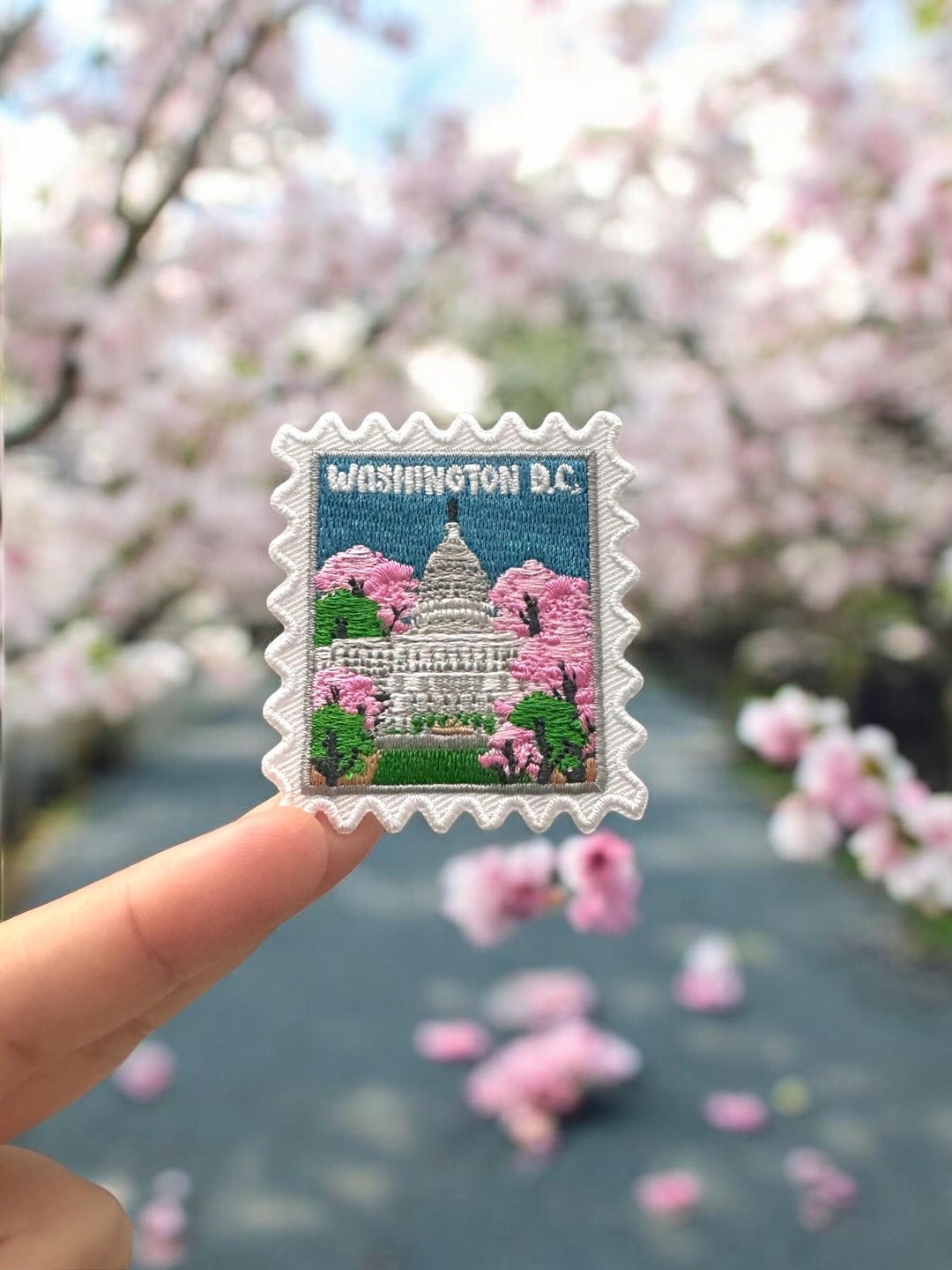 Washington Patch- Travel Patches- Washington D.C- Iron on Patches ...