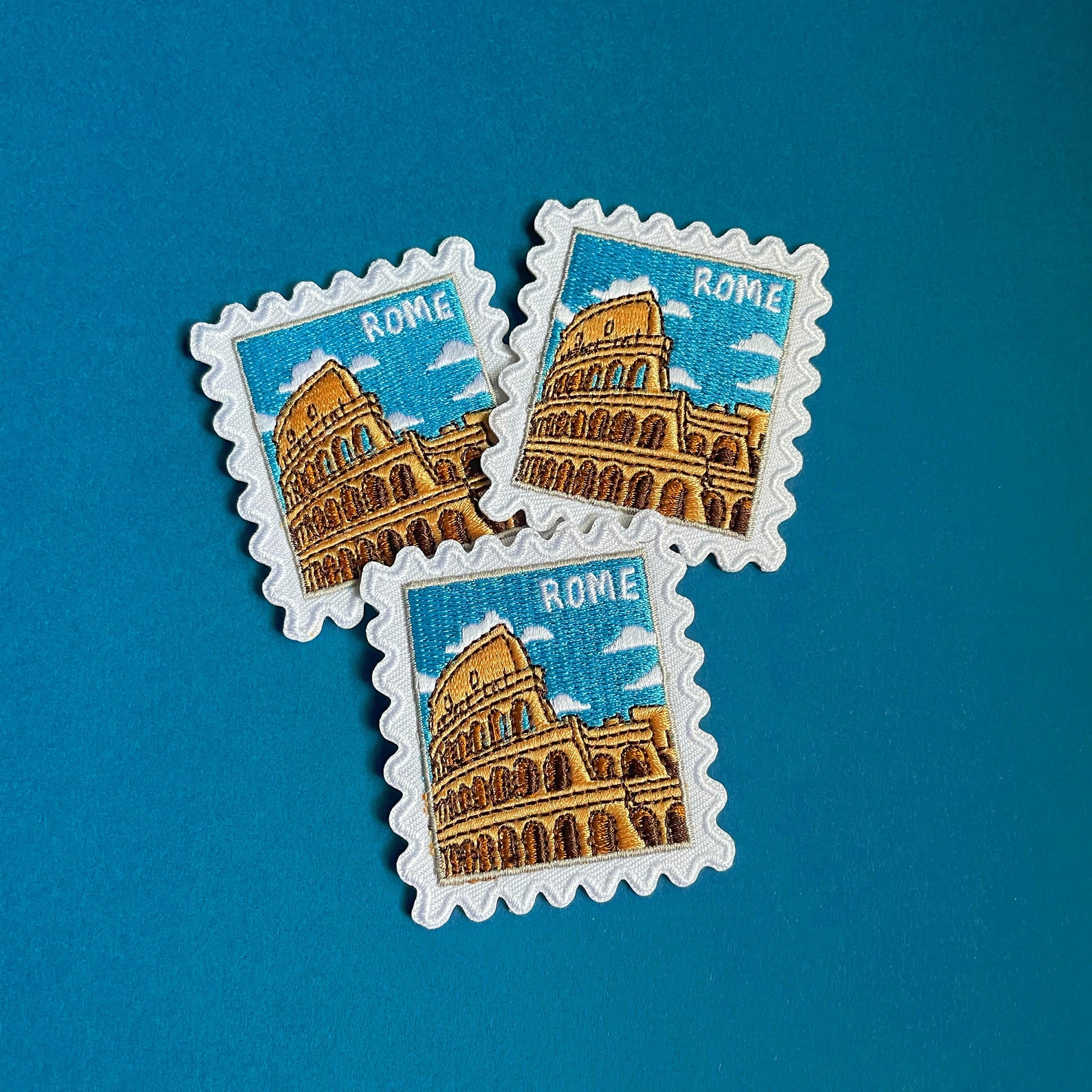 Rome Patch Iron on Patch Patch Collector Travel Souvenir - Etsy