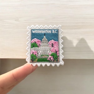 Washington Patch- Travel Patches- Washington D.C- Iron on Patches ...