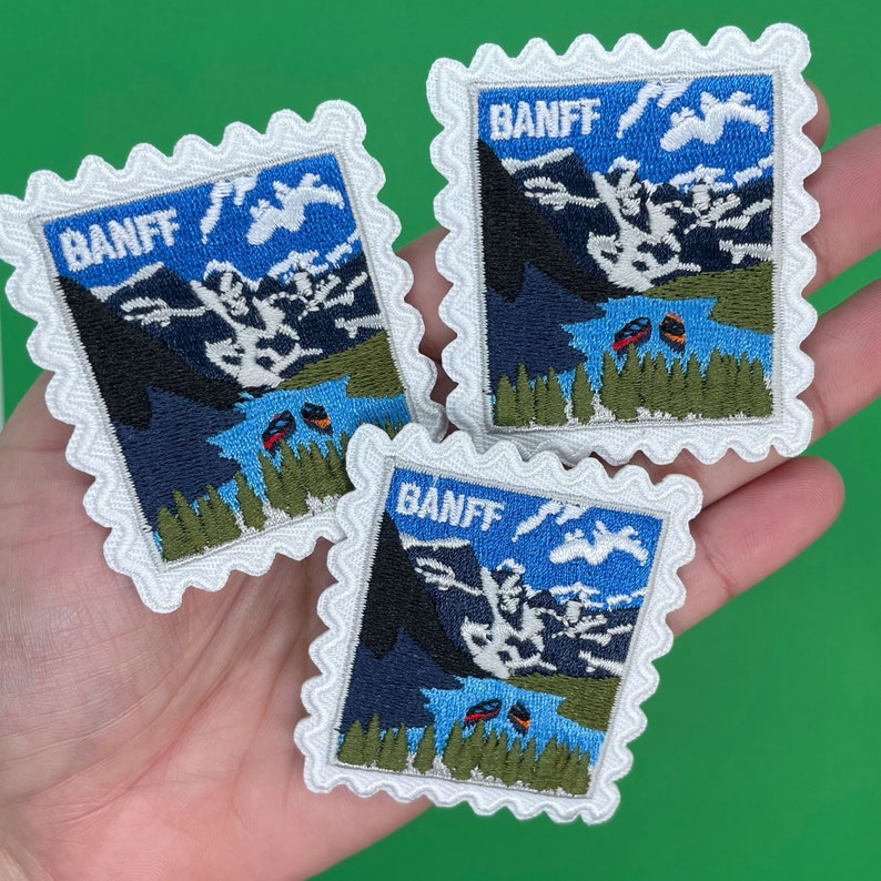 Canada Patch- Banff- National Park- Travel Patches- Iron on Patch ...
