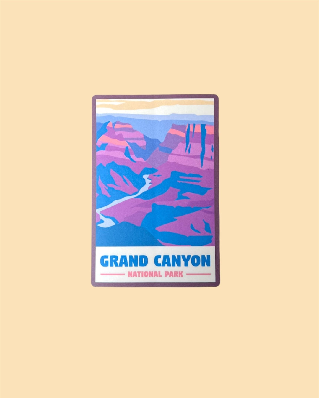 Grand Canyon National Park Sticker Vinyl Sticker Waterproof - Etsy