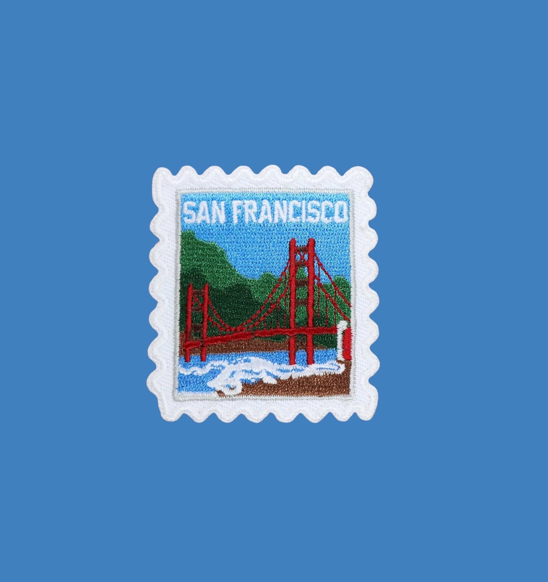 San Francisco Patch Iron on Patch Golden Gate Souvenir - Etsy