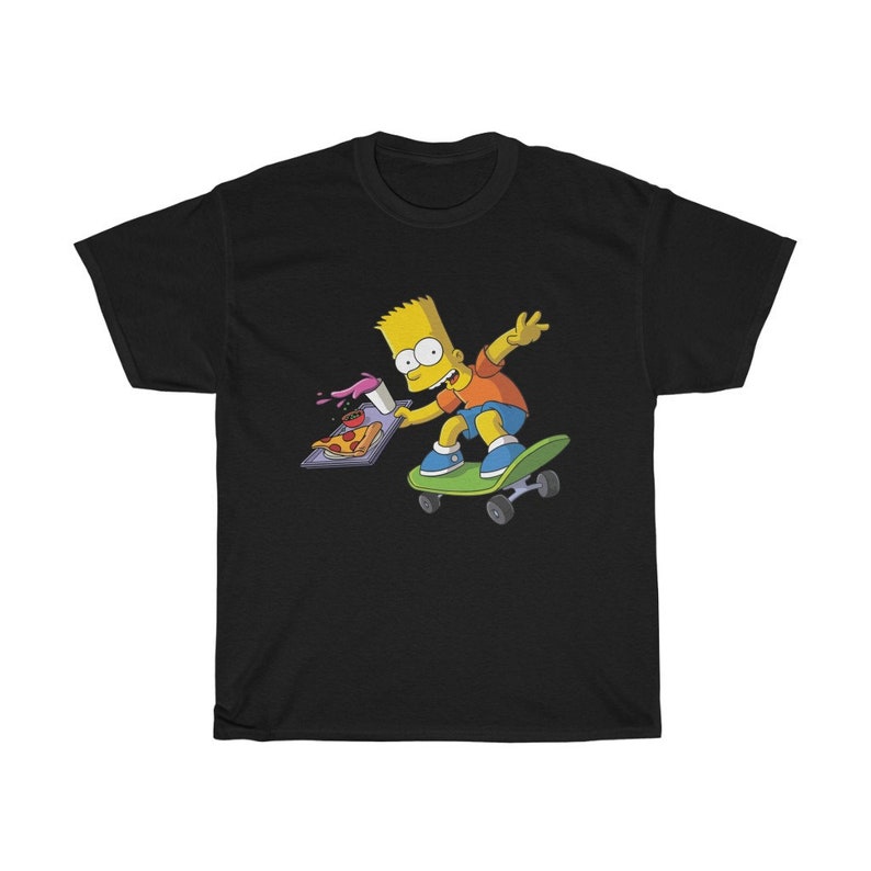 Bart Simpson Skate Unisex Ultra Cotton T-shirt - Etsy