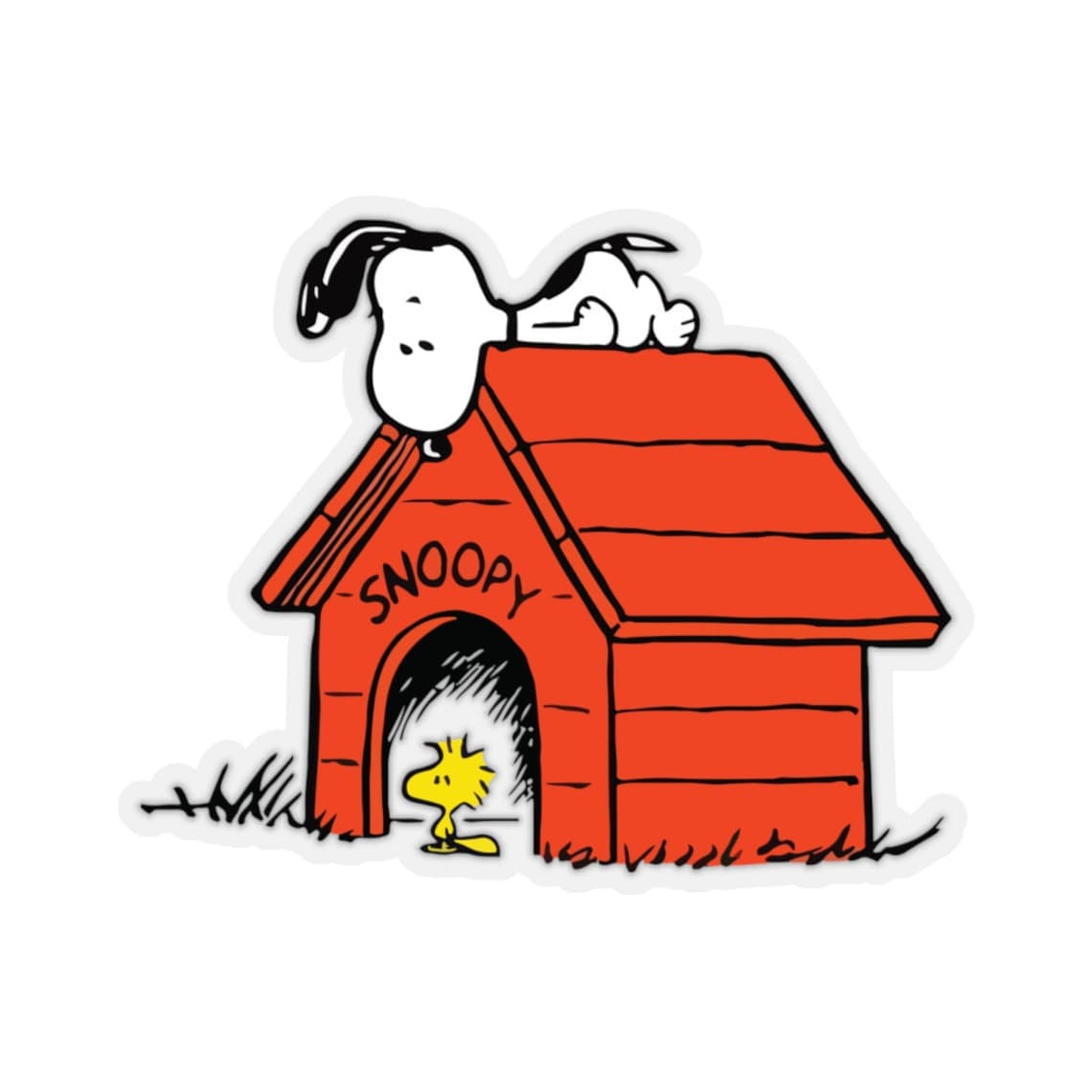 Snoopy Home Sweet Home Kiss-Cut Stickers | Etsy