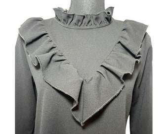 High Neck Ruffle - Etsy