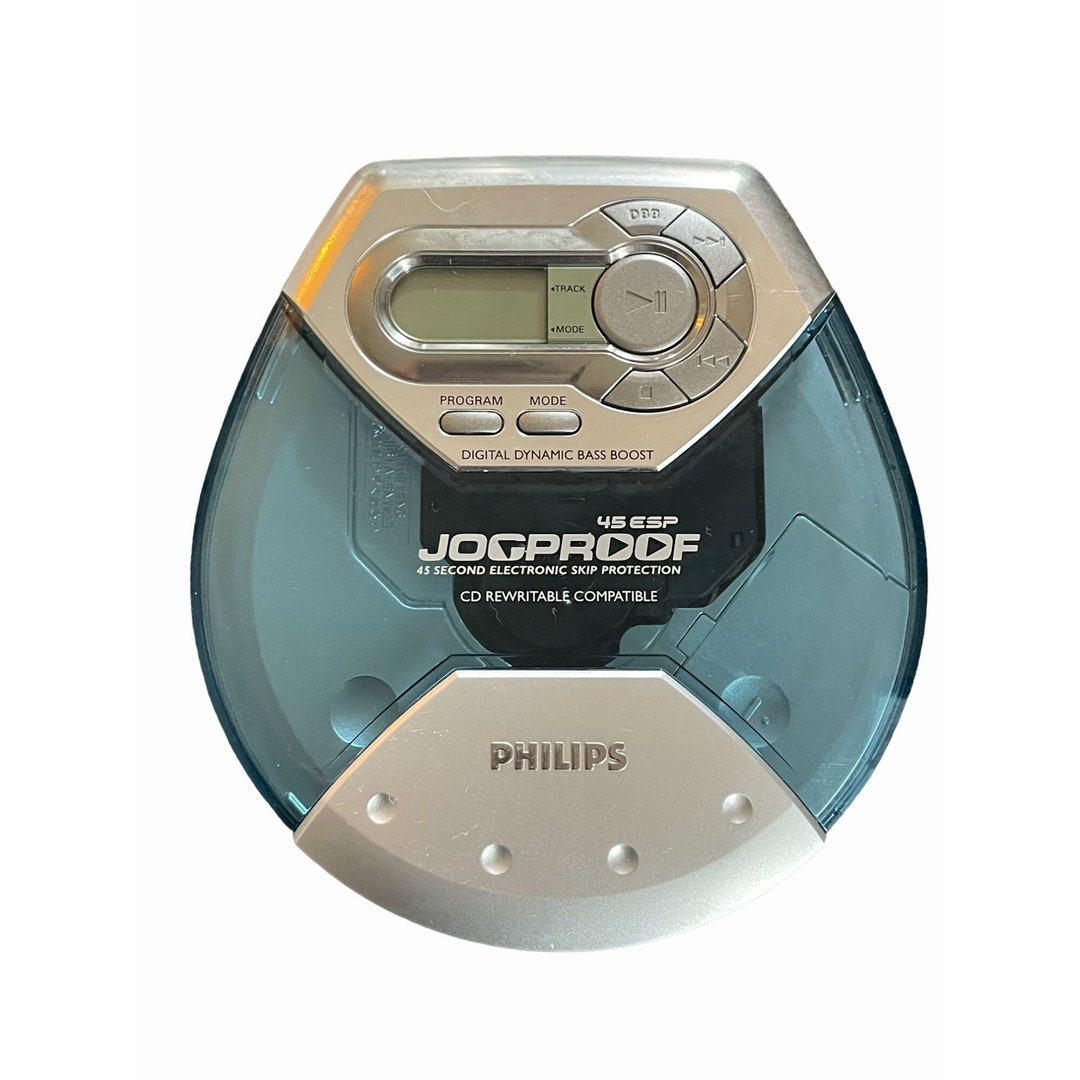 Philips Jogproof Cd Portable Cd Player Digital AZ511-17 Tested/works - Etsy