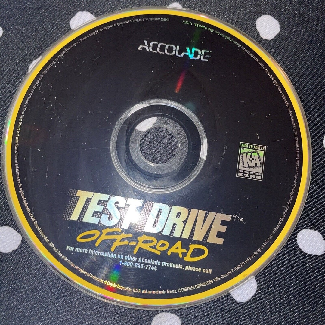 Vintage Test Drive Off-road for Microsoft DOS PC Accolade - Etsy