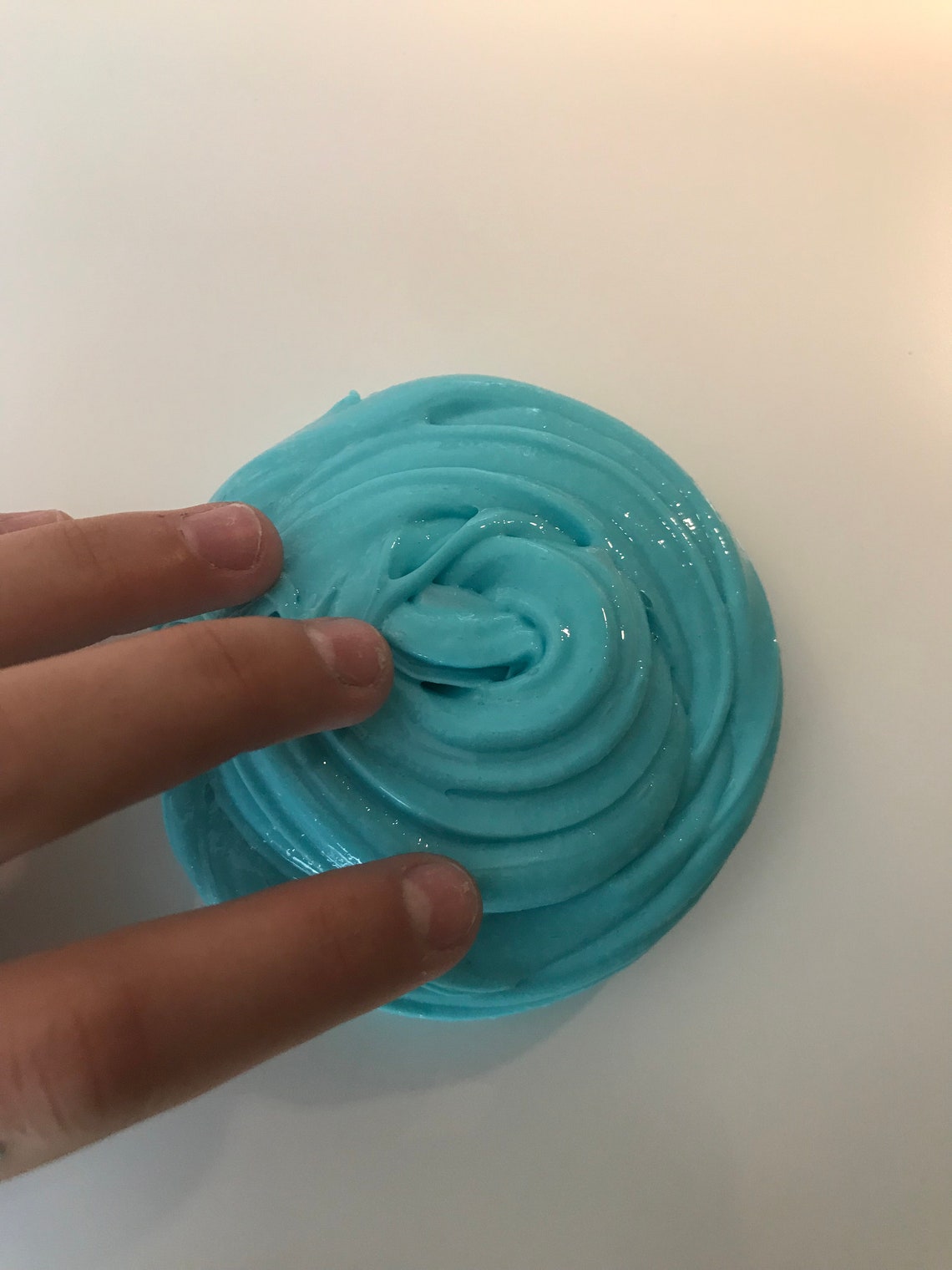 Blue Fluffy Slime - Etsy