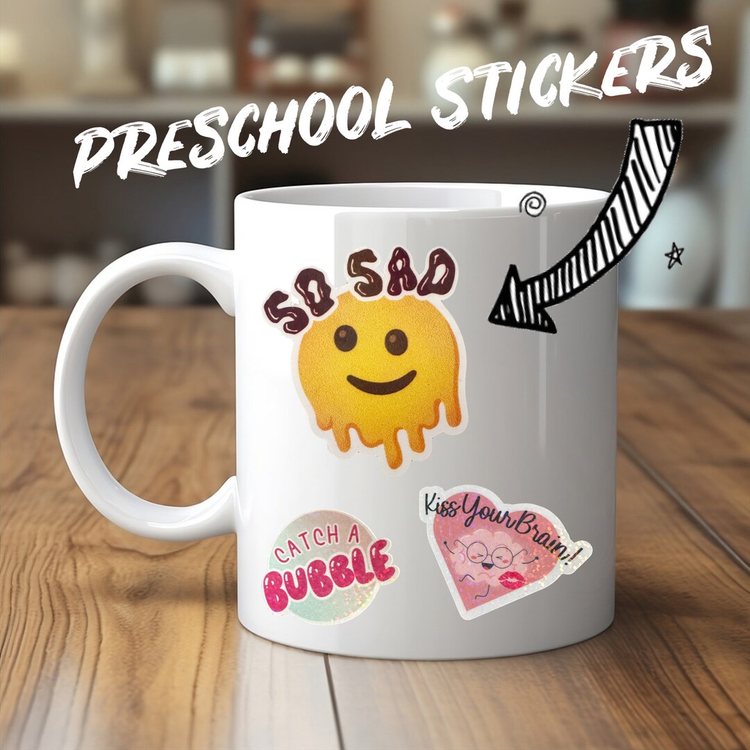 So Sad - Preschool Stickers | Laptop Die Cut Decals | Water Cup ...