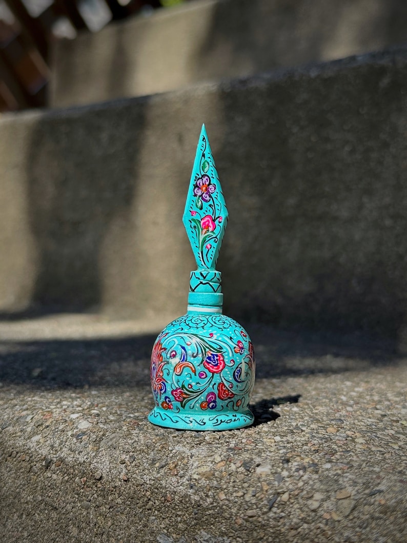 Kohl Pot: Traditional Handmade Hand Painted Camel Bone Sormah Container ...