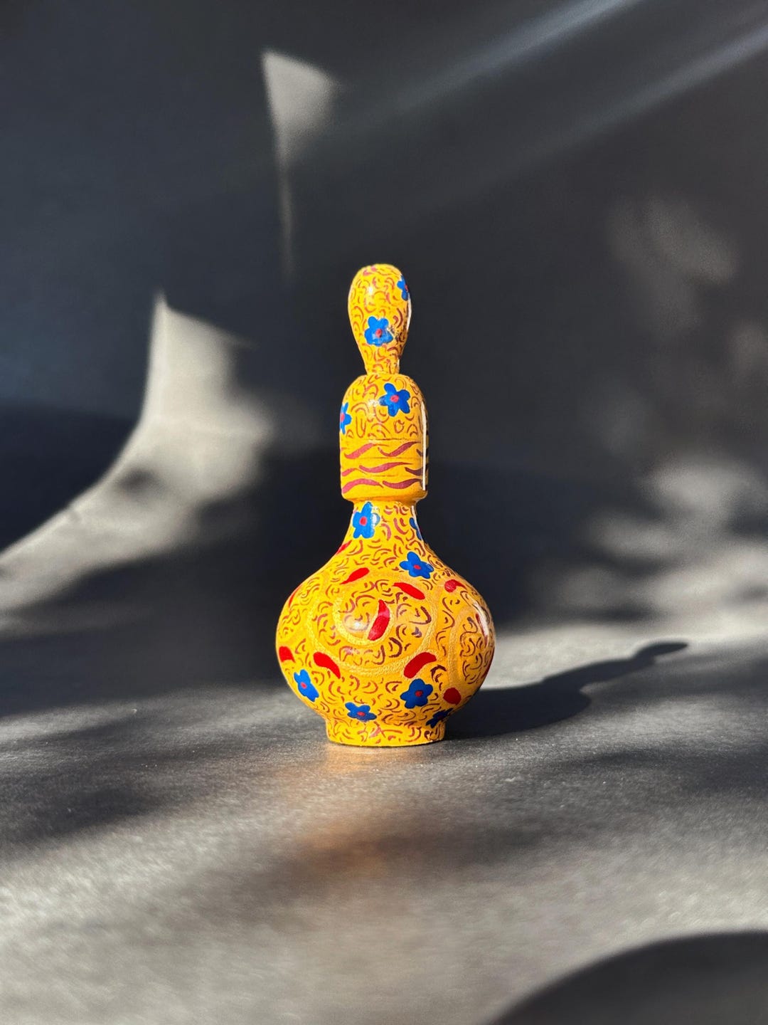 Sormeh Pot: Traditional Handmade Middle East Empty Wooden Sormeh ...