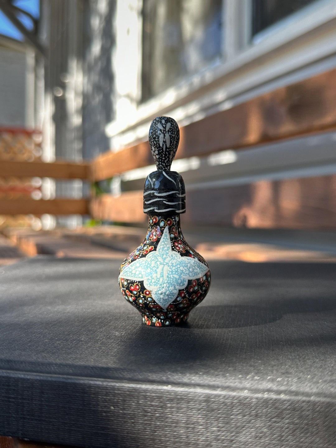 Sormeh Pot: Traditional Handmade Middle East Empty Wooden Sormeh ...
