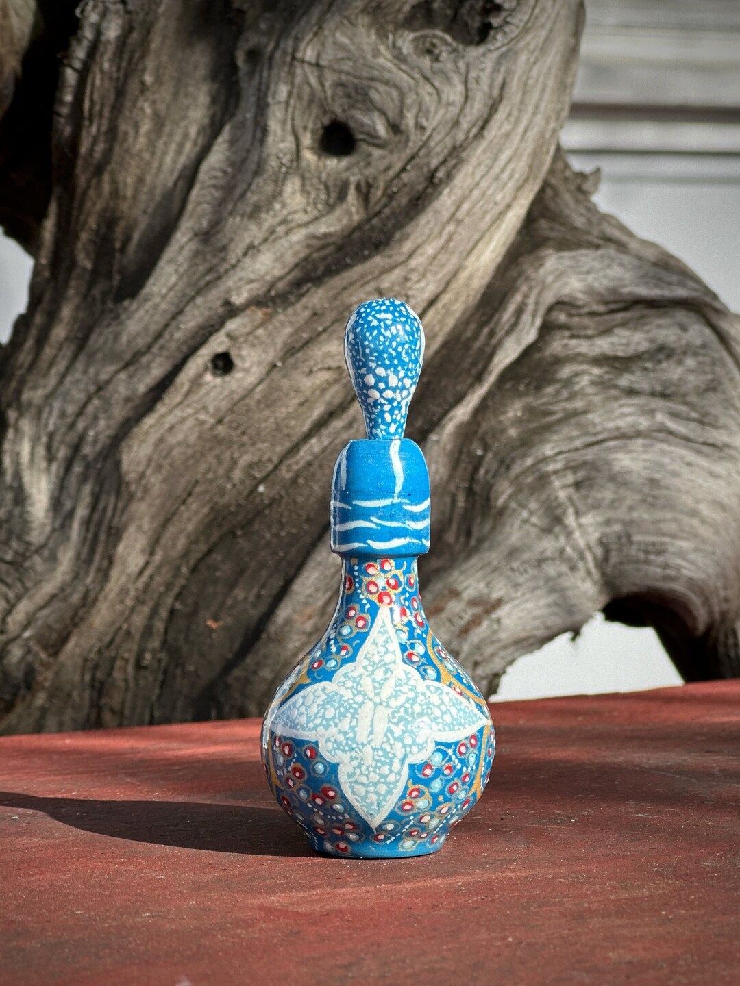 Kohl Pot: Traditional Handmade Middle East Empty Wooden Kohl Container ...