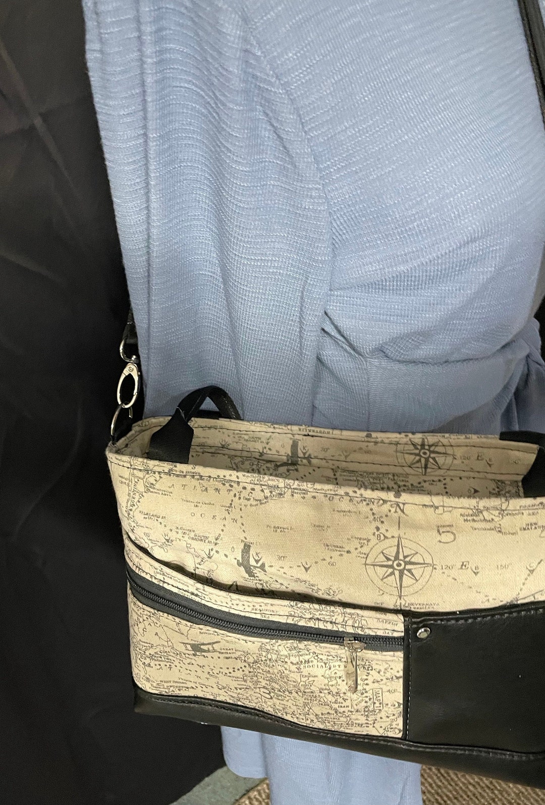 World Map Roadie Crossbody Bag - Etsy