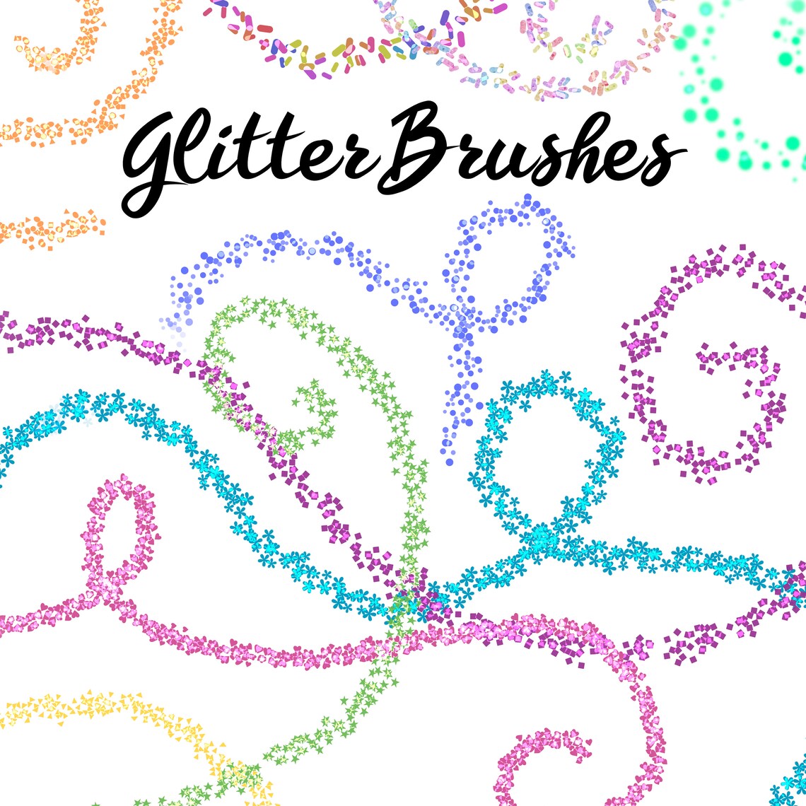Sparkle / Glitter Procreate Brushes - Etsy