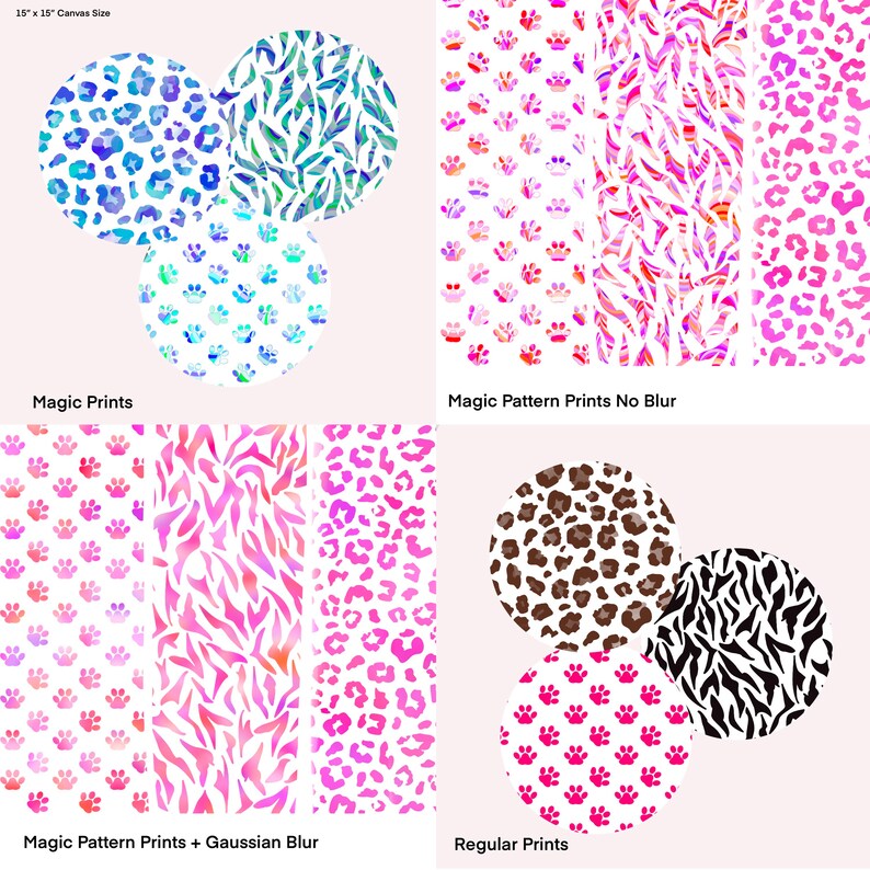 Animal Print Procreate Brush Set 21 Total Brushes Leopard - Etsy