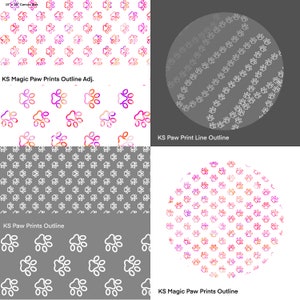 Paw Print Procreate Brushes - Etsy