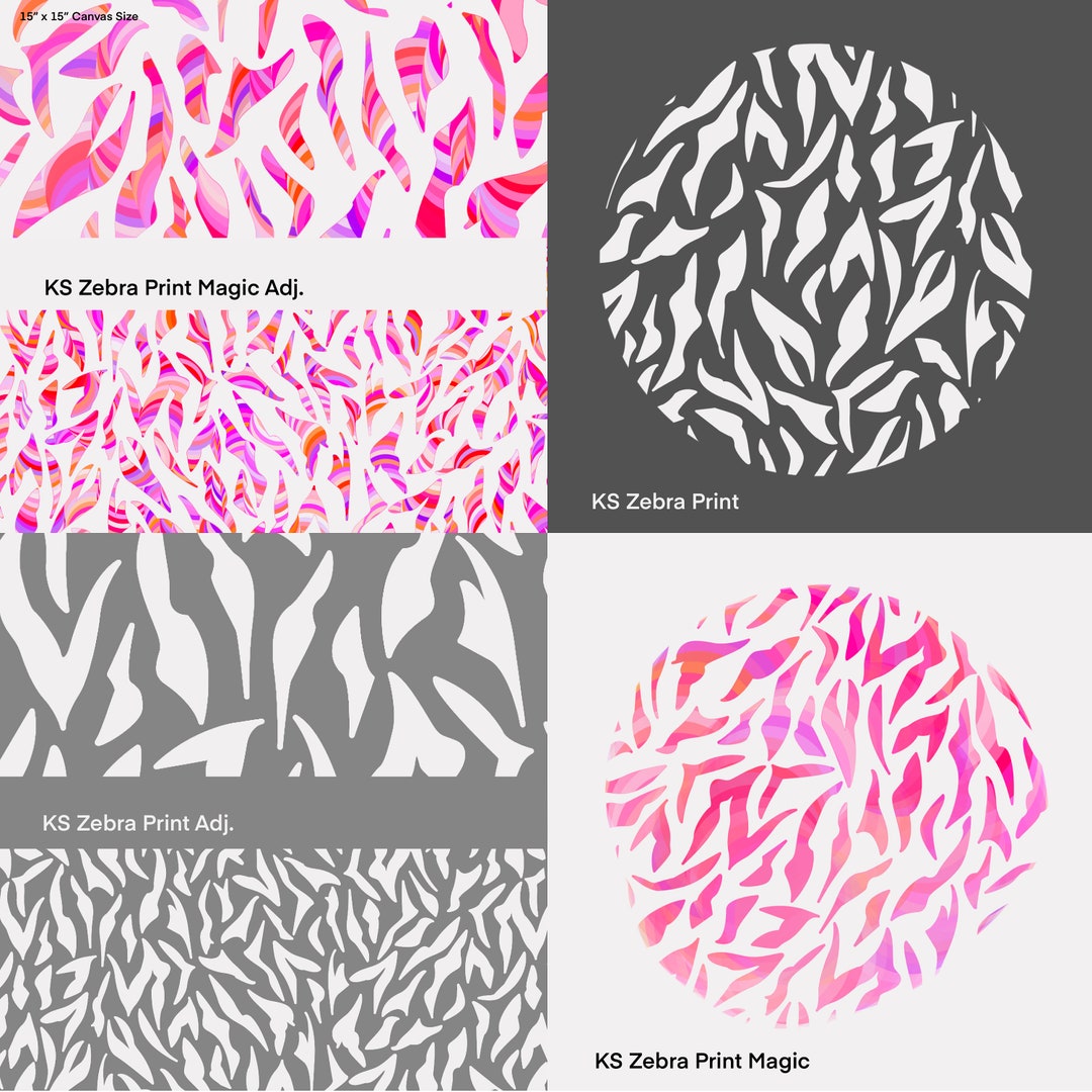 Zebra Print Procreate Brush - Etsy