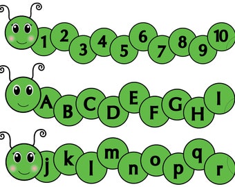 Alphabet Caterpillar - Etsy