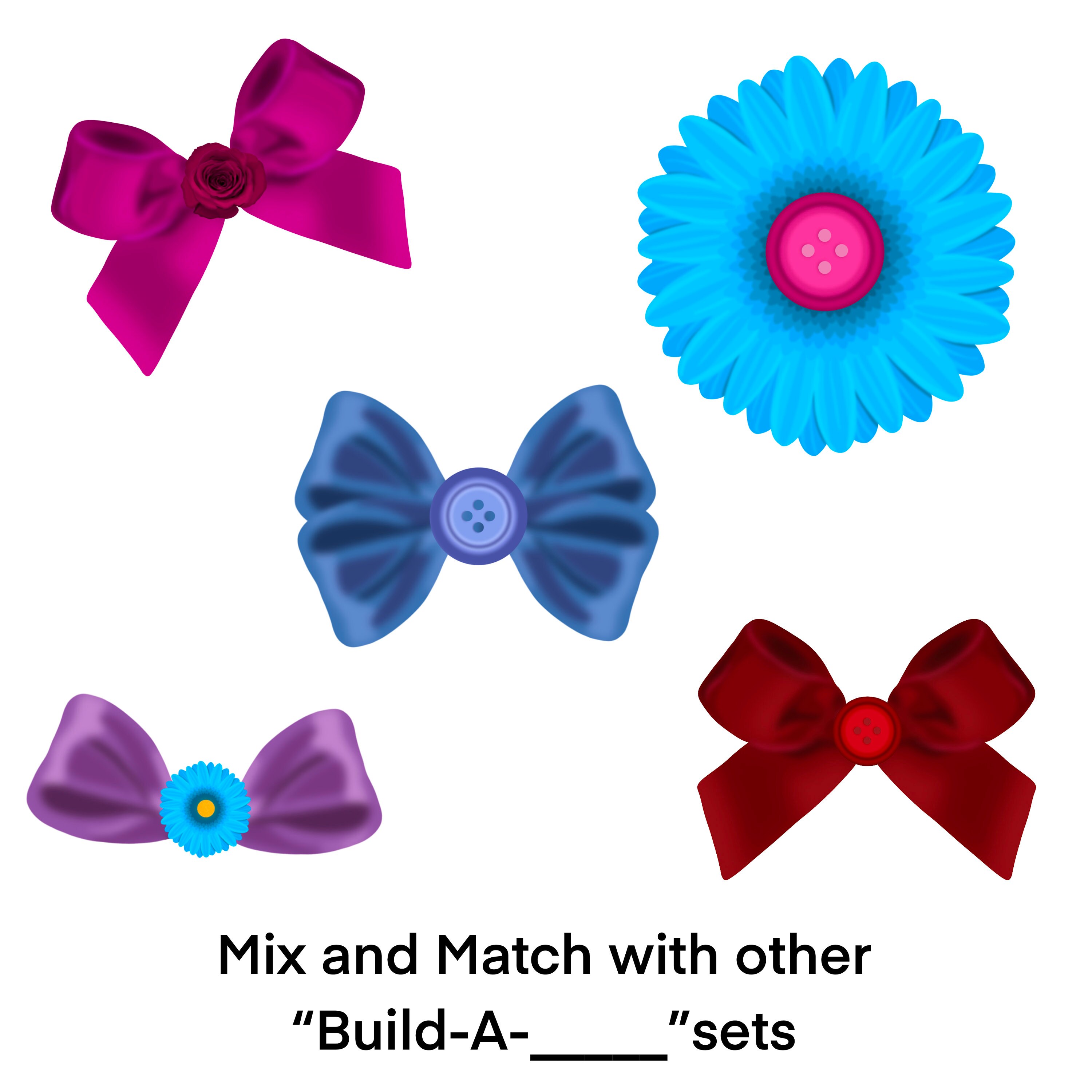 Build A Bow Procreate Brushes 25 Stamp Brushes 5 Bow - Etsy