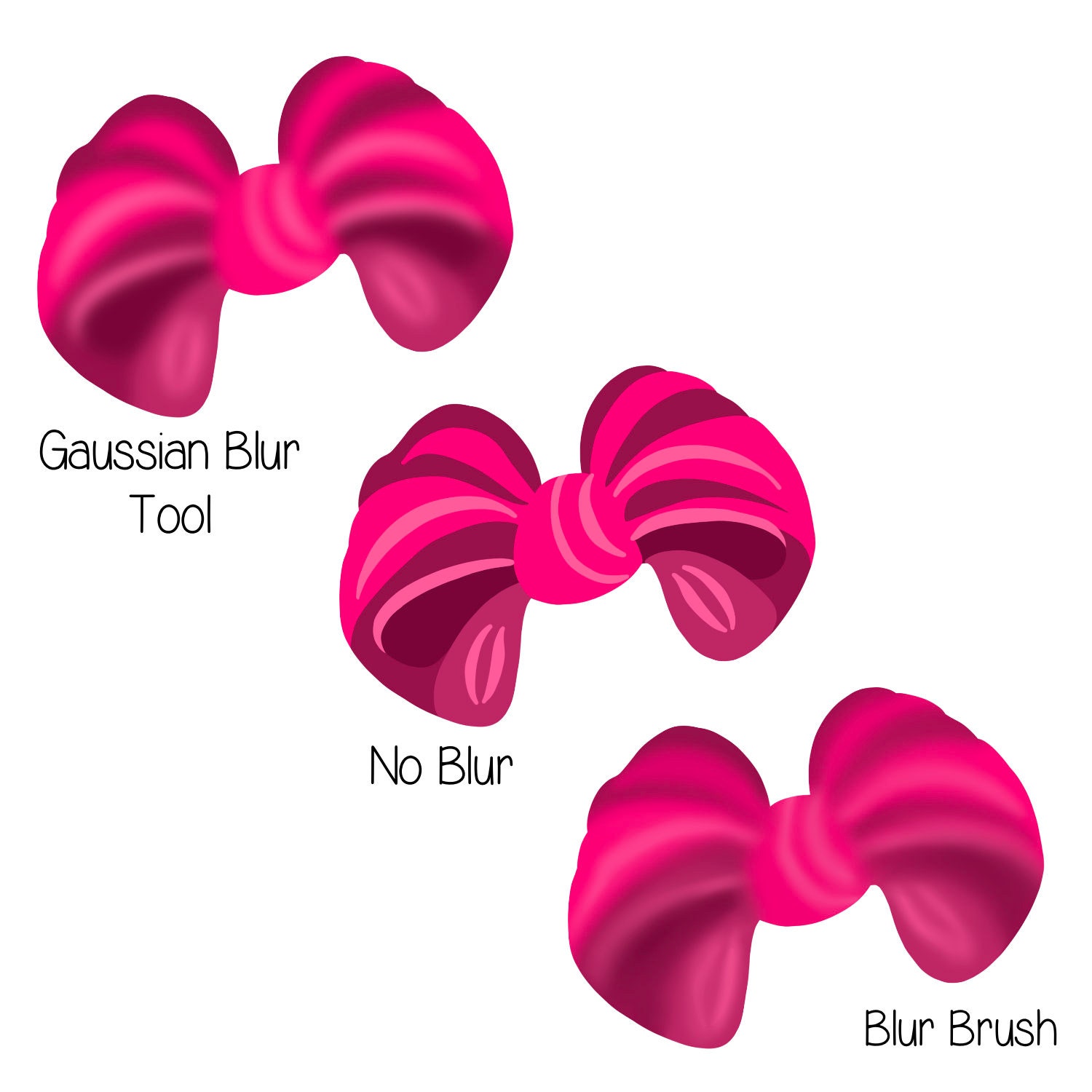 Build A Bow Procreate Brushes 25 Stamp Brushes 5 Bow - Etsy