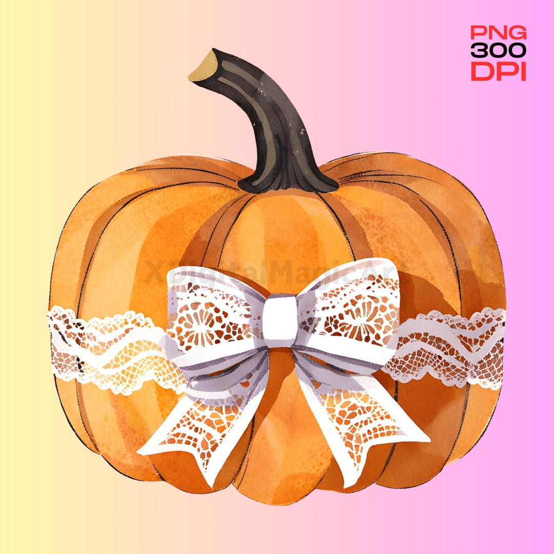 Coquette Halloween Png, Halloween PNG, Pumpkin Clipart, Sublimation ...