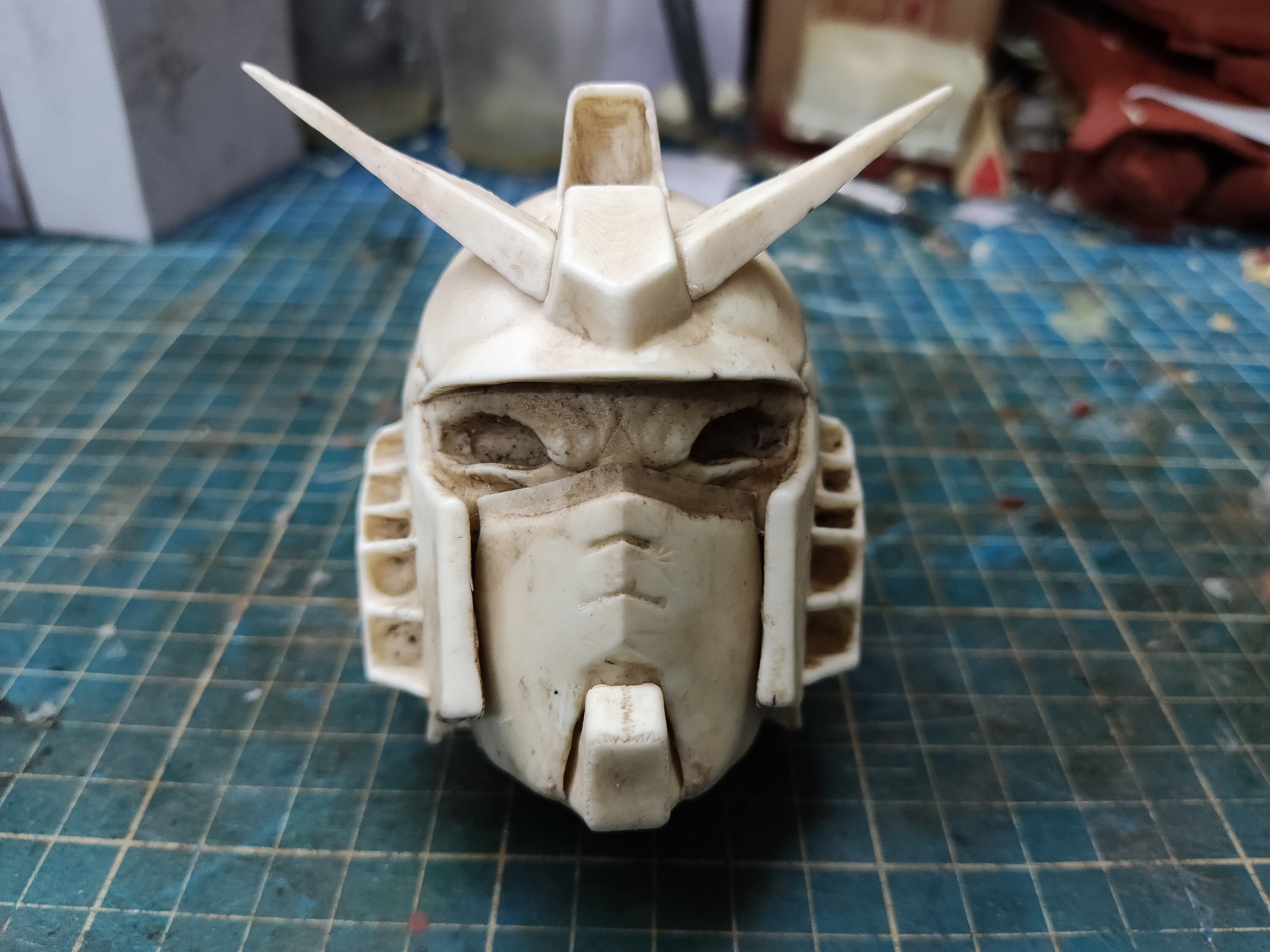 Gundam Skull (gundam Rx-78) Moveable Jaw - Etsy
