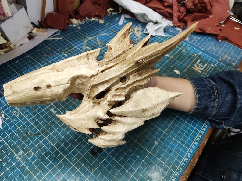 Dragon Brachy-dios Skull With Articulated Jaw - Etsy