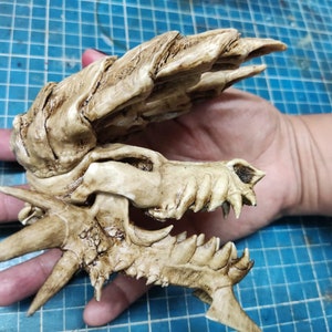 Handmade Zinogre Skull Sculpture. Monster Hunter. Dangerous Handmade Zinogre Skull Sculpture. Monster Hunter. Dangerous