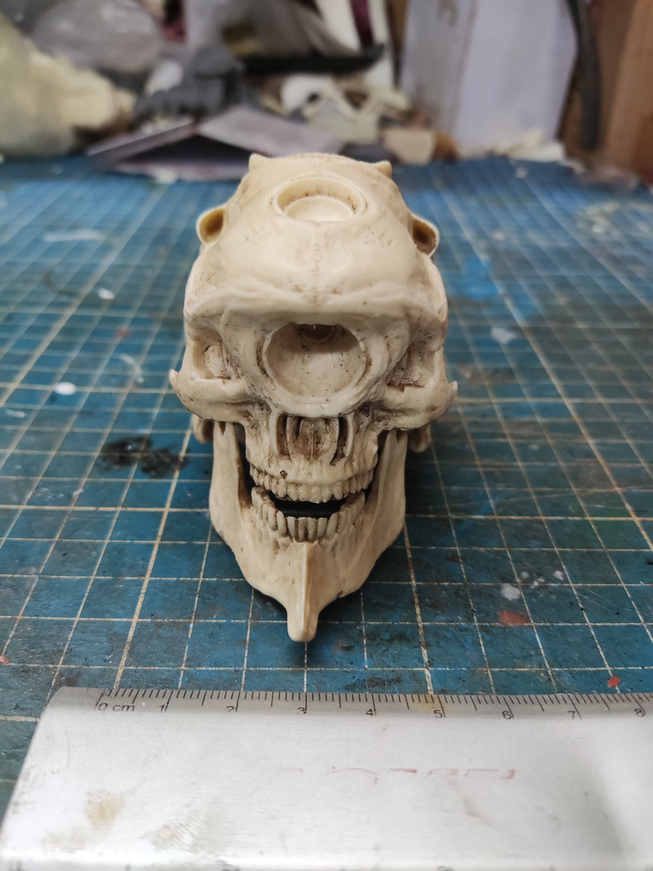 EVA00 Skull evangelion Moveable Jaw - Etsy