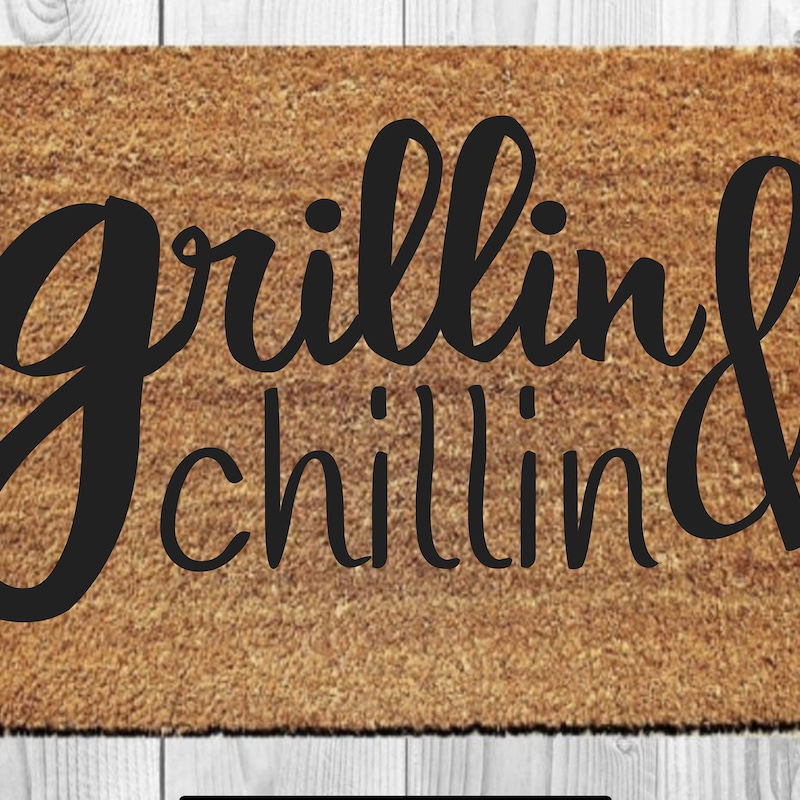 Grillin and Chillin Sign - Etsy