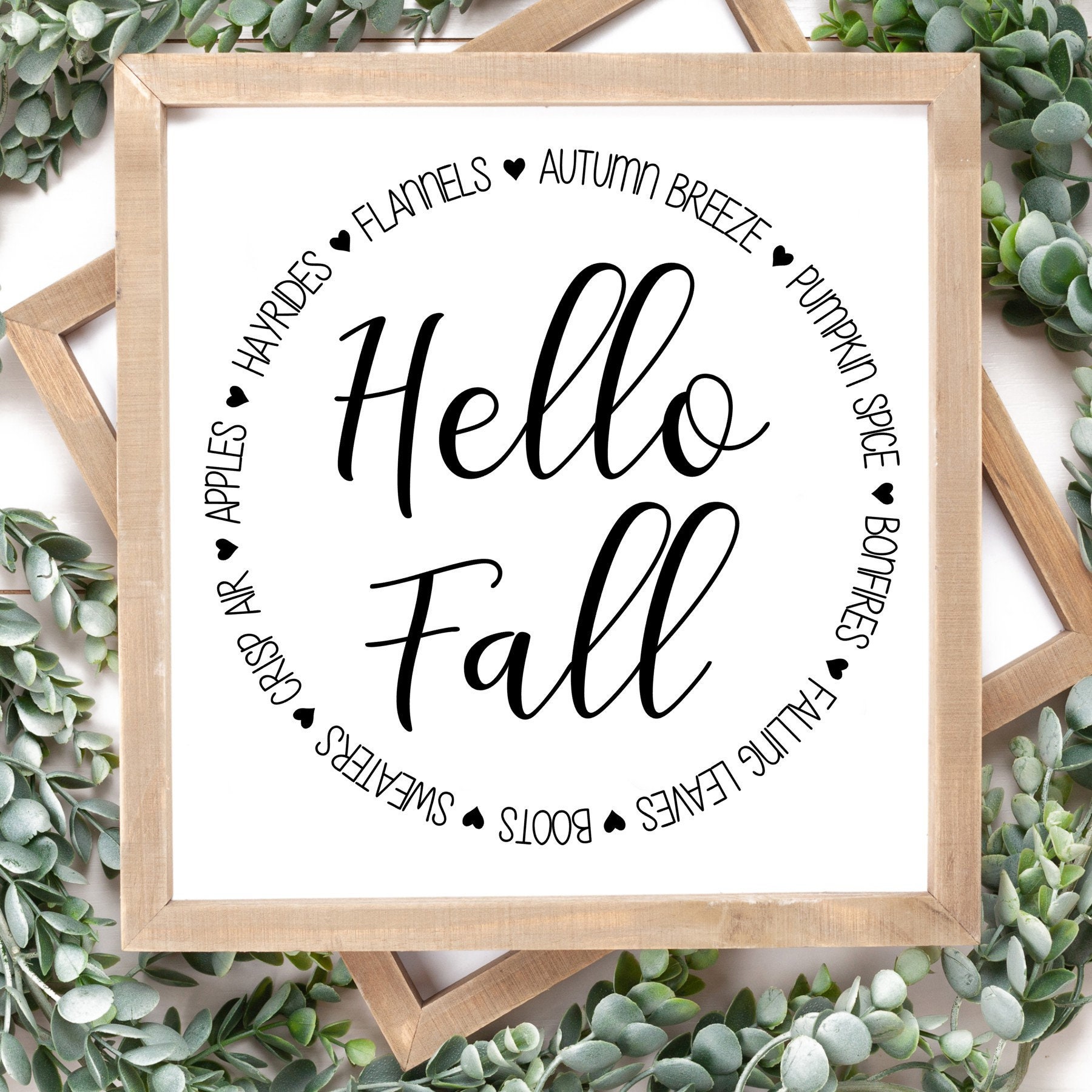 Hello fall svg hello fall shirt hello fall jpeg fall | Etsy