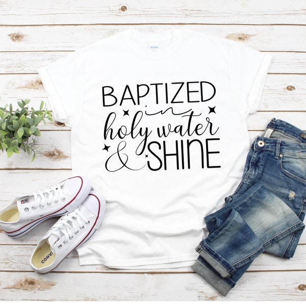 Baptized Svg - Etsy