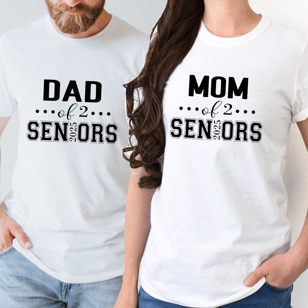 Mom and Dad of 2 Seniors, Mom of 2 Seniors, Dad of 2 Seniors, DIGITAL ...