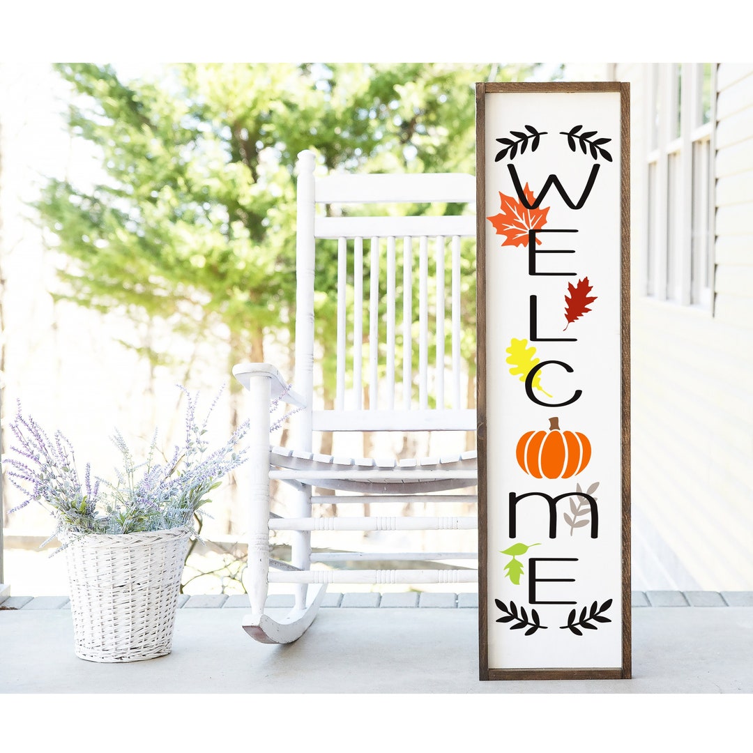 Fall Welcome Sign, 12 X42 DIGITAL DOWNLOADABLE FILE - Etsy