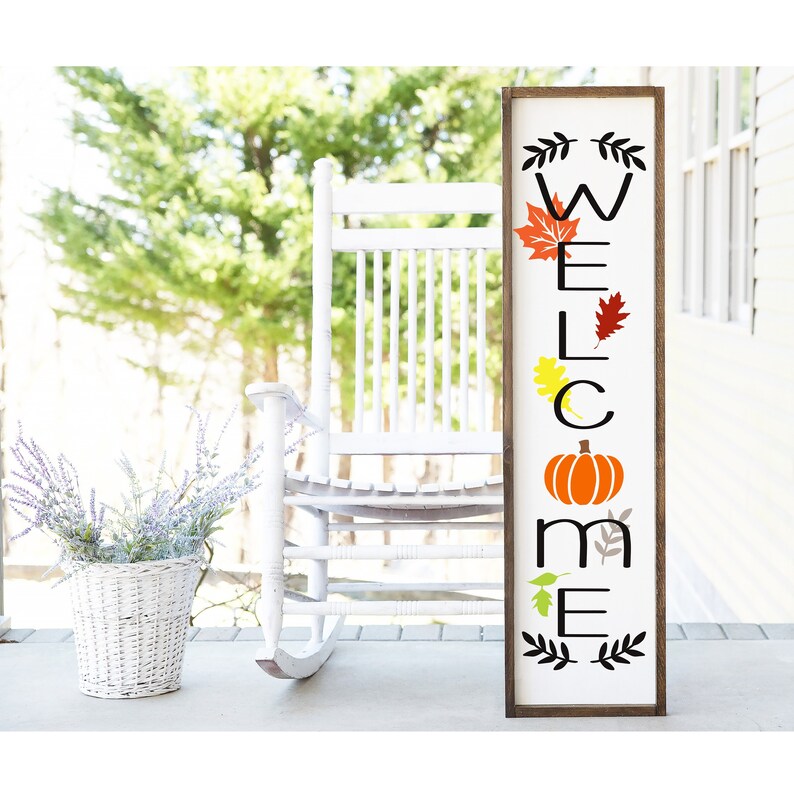 Fall Welcome Sign 12 X42 DIGITAL DOWNLOADABLE FILE - Etsy