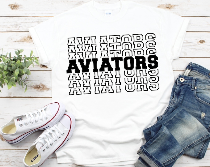 AVIATORS SVG, Aviators Png, Aviators Wall Art, Typography Svg, School ...
