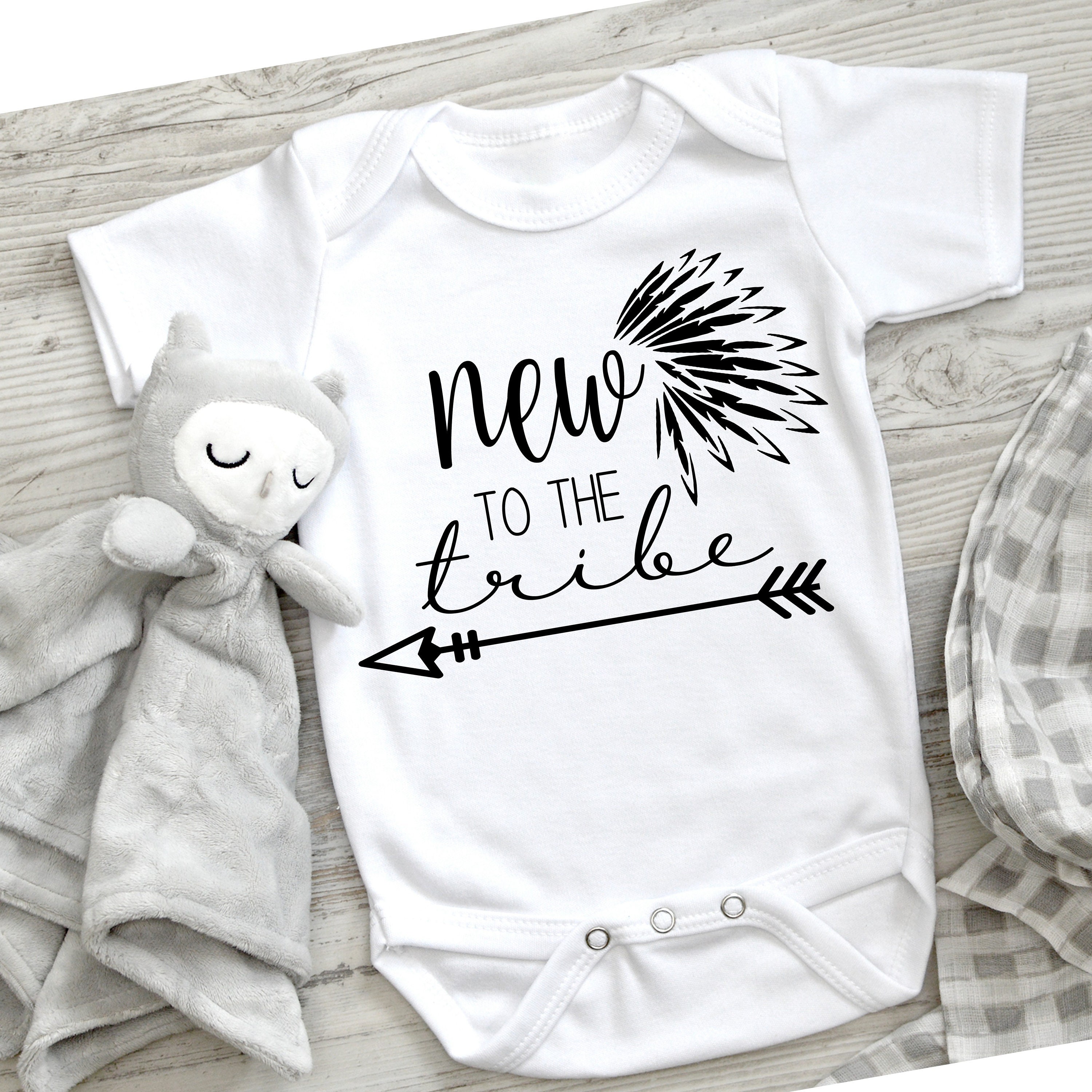 Baby Onsie Svg, New to the Tribe, Native American Svg, Tribal Svg ...