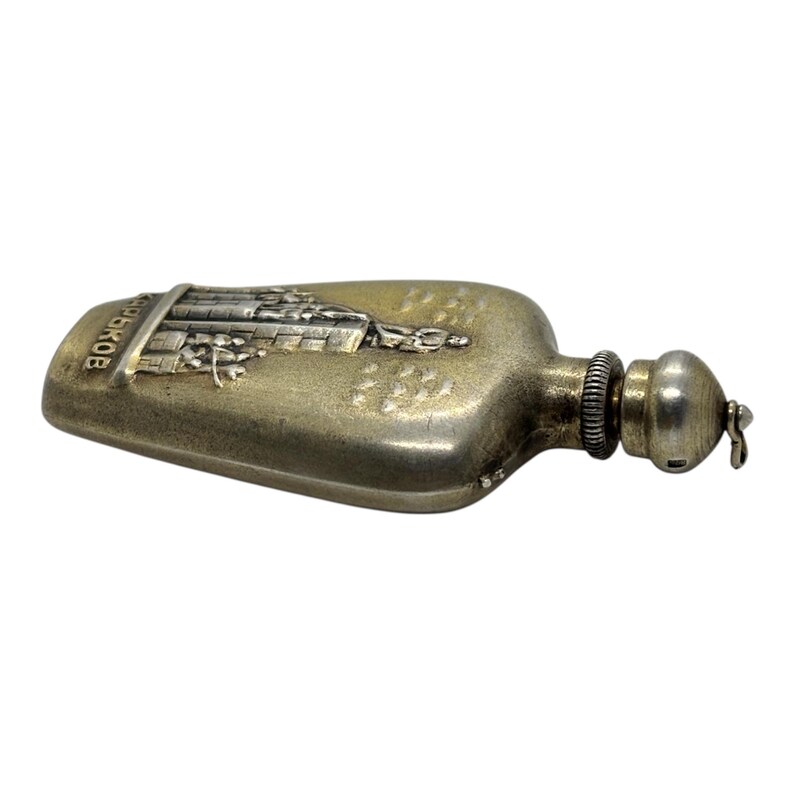Rare Vintage Soviet Silver Gilt Mini Perfume Bottle Kharkov USSR Gift ...