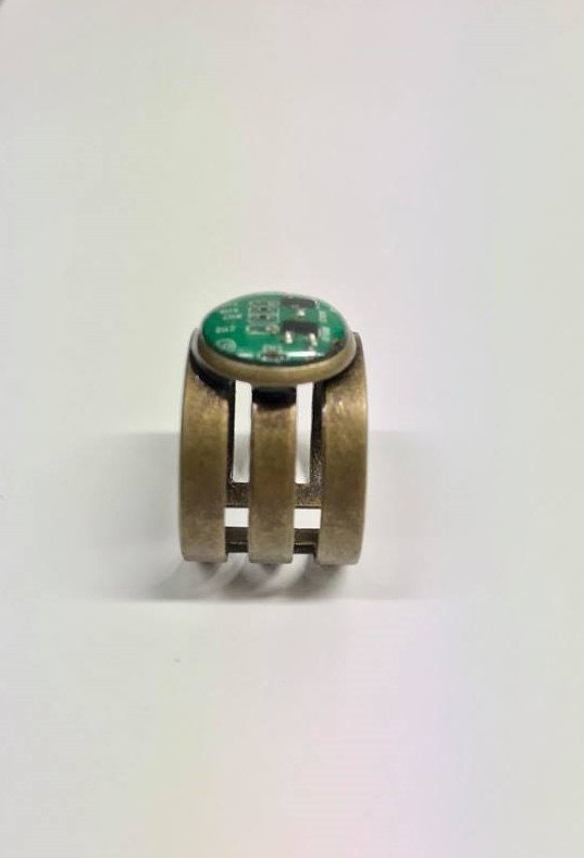 Circuit Board Ring Cyberpunk Ring Futuristic Ring Unique Ring 12mm ...