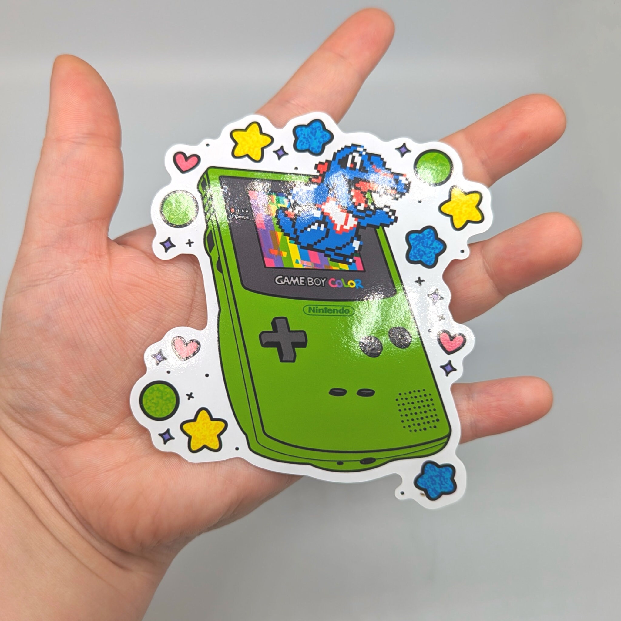 Super Glossy Jumbo Pokémon Gen 2 Starter Sticker Totodile Sprite Fire ...