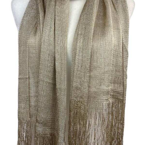 Metallic Scarf - Etsy