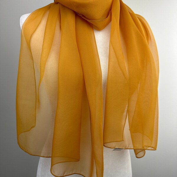 Yellow Scarf - Etsy