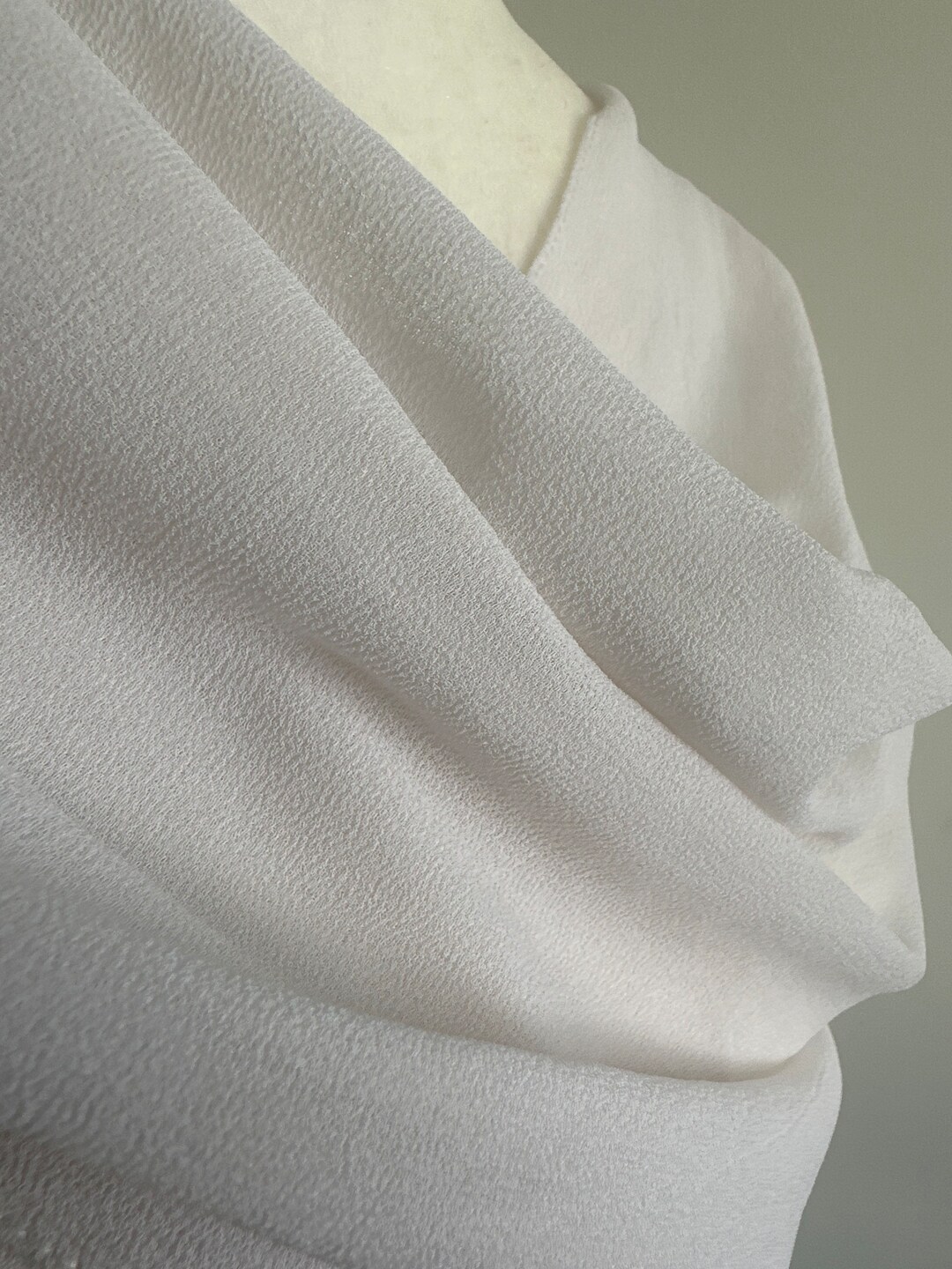 White Sheer Transparent Crepe Poly Chiffon Scarffashionable - Etsy